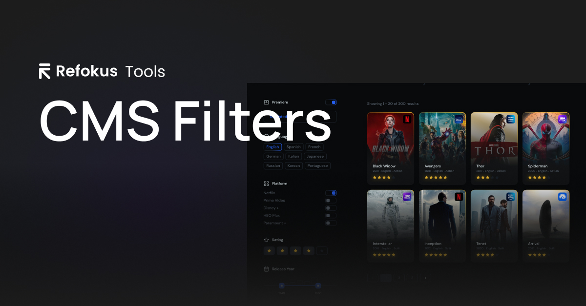 How do you add CMS Filters in Webflow?